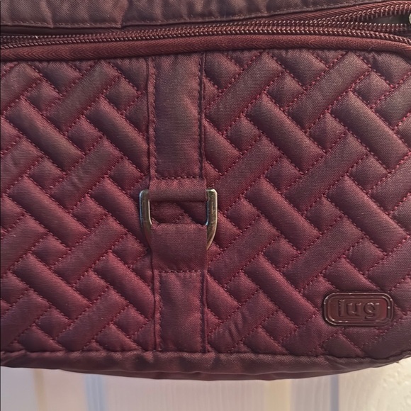 lug | Bags | Lug Quilted Burgundy Bag With Metal Accent | Poshmark
